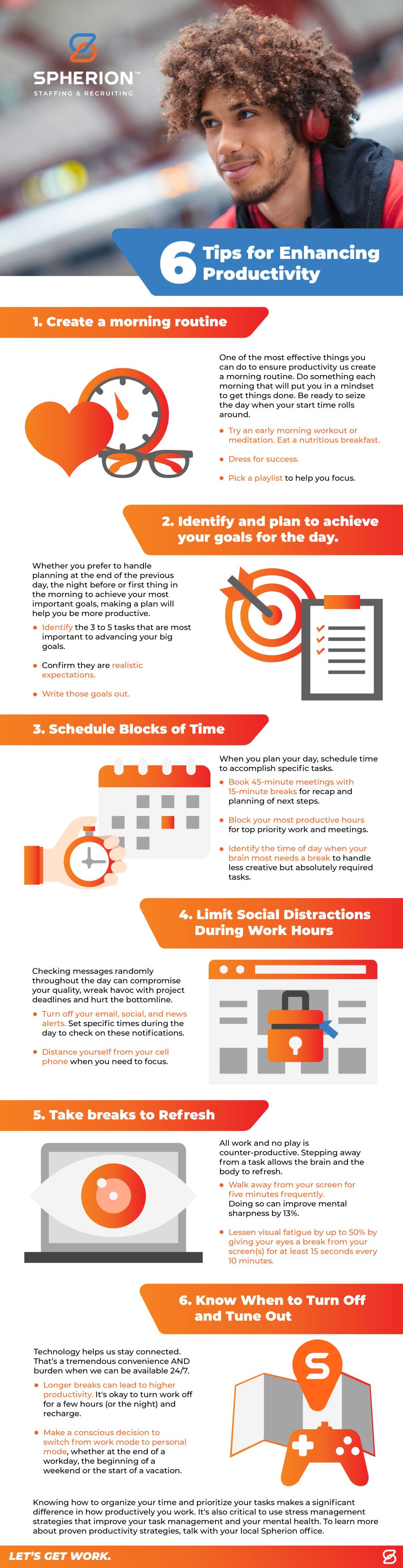 increase productivity tips